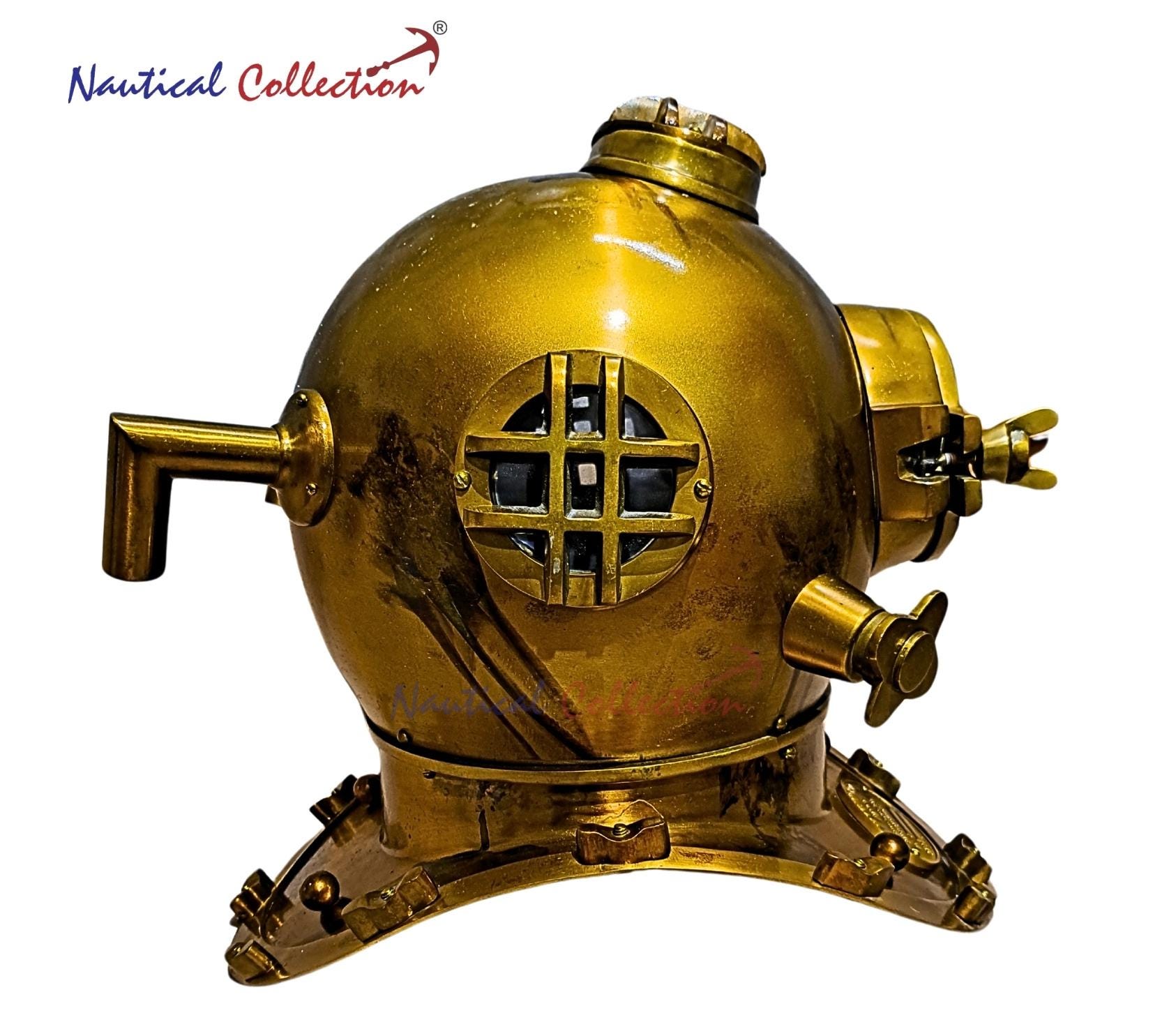 Decorative Diving Helmet Solid Steel & Aluminum Scuba Diving Helmet 18 ...