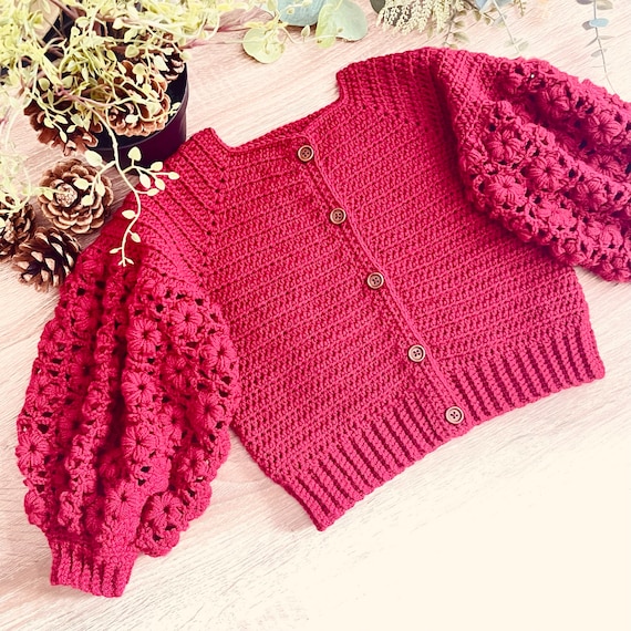 Crochet Pattern Girls Cardigan 12 Months to 10 Years - Etsy UK
