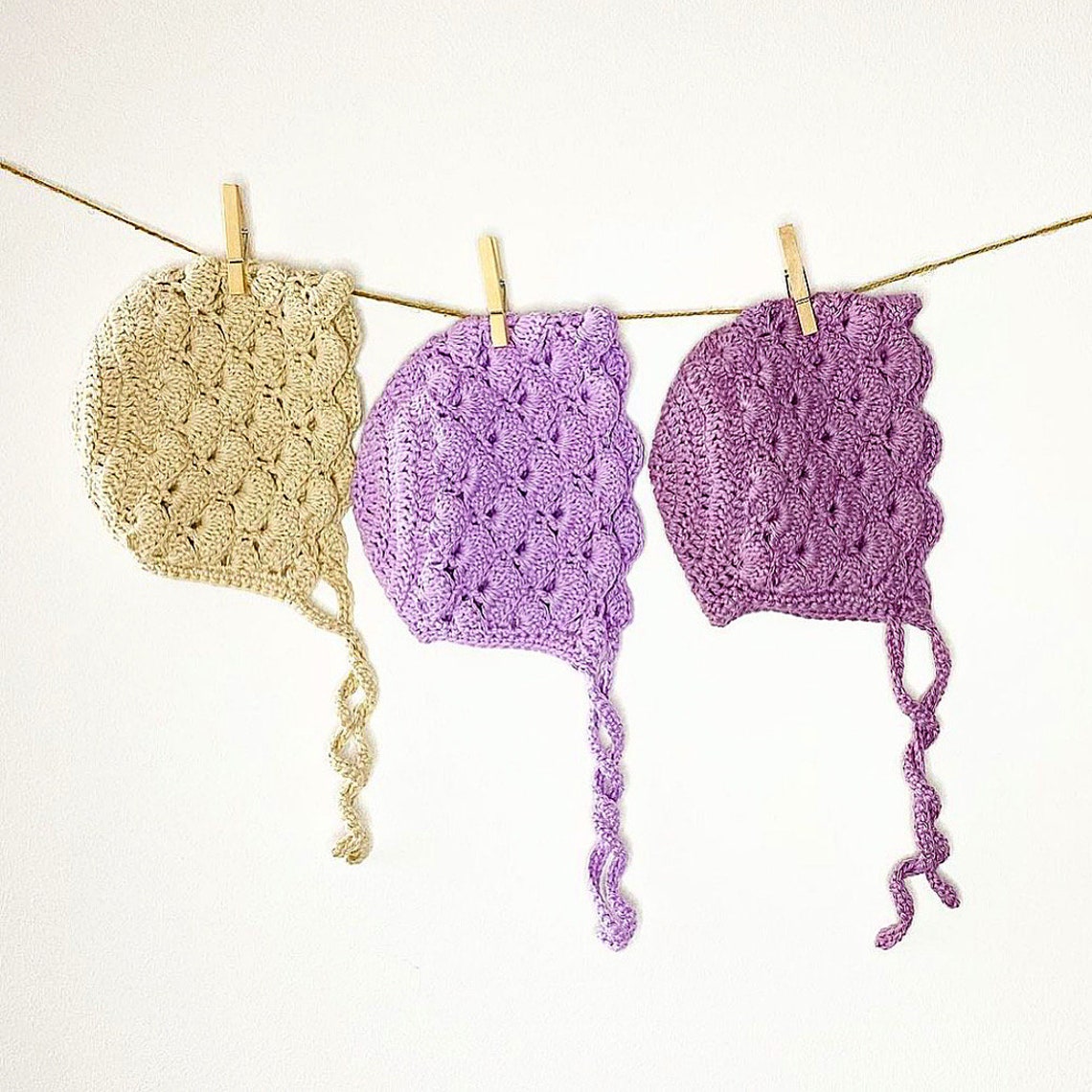Crochet Pattern Baby Bonnet Newborn to 5 Years - Etsy