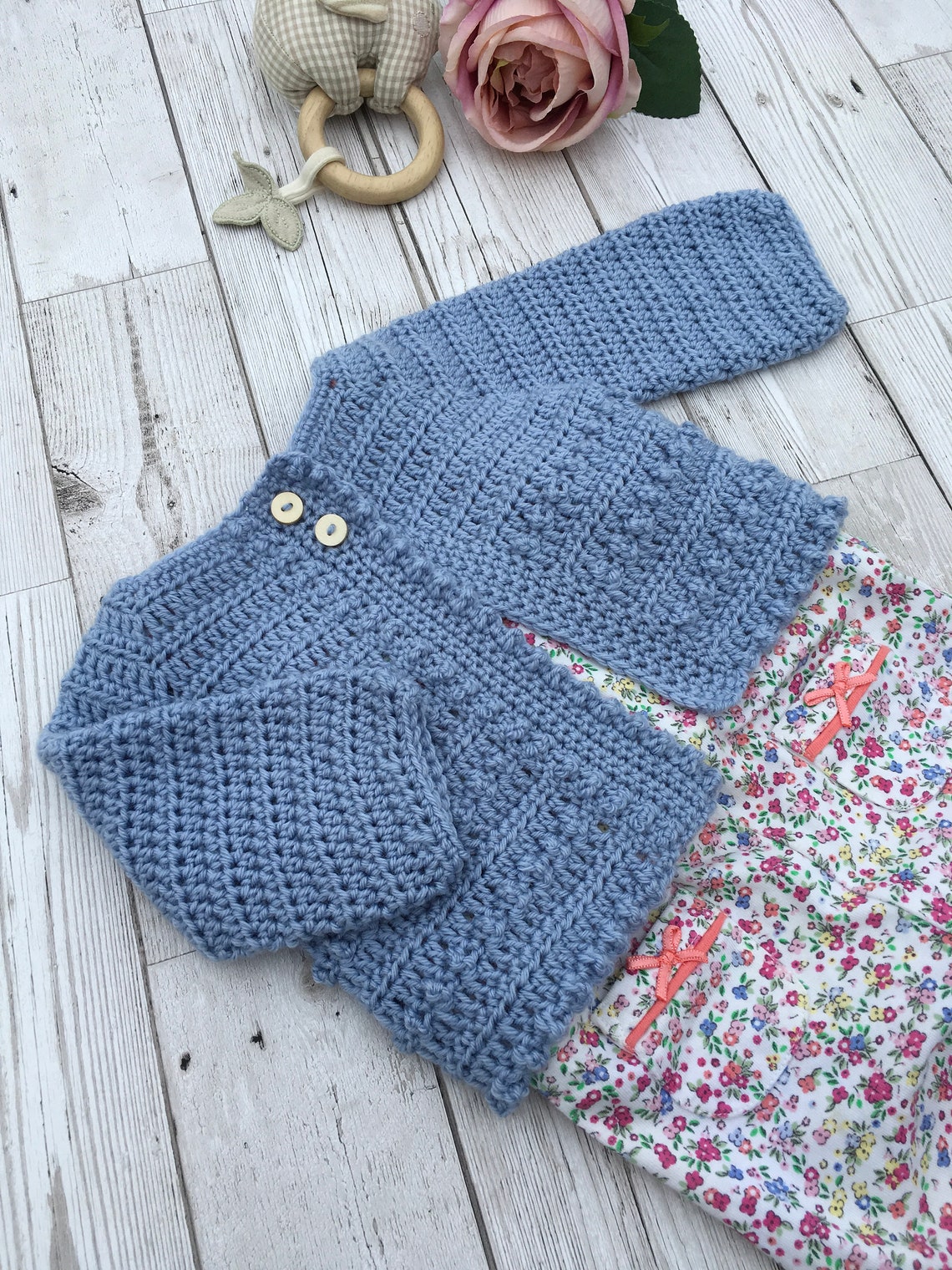 Crochet Pattern Baby Cardigan Newborn to 36 Months | Etsy