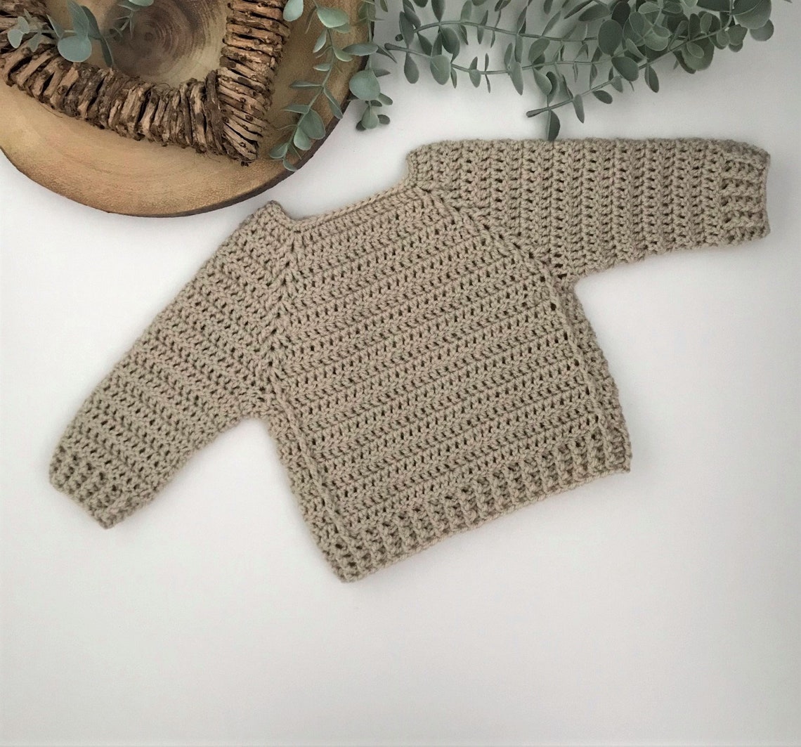 Crochet Pattern Baby and Childrens Sweater Newborn to 6 Years - Etsy