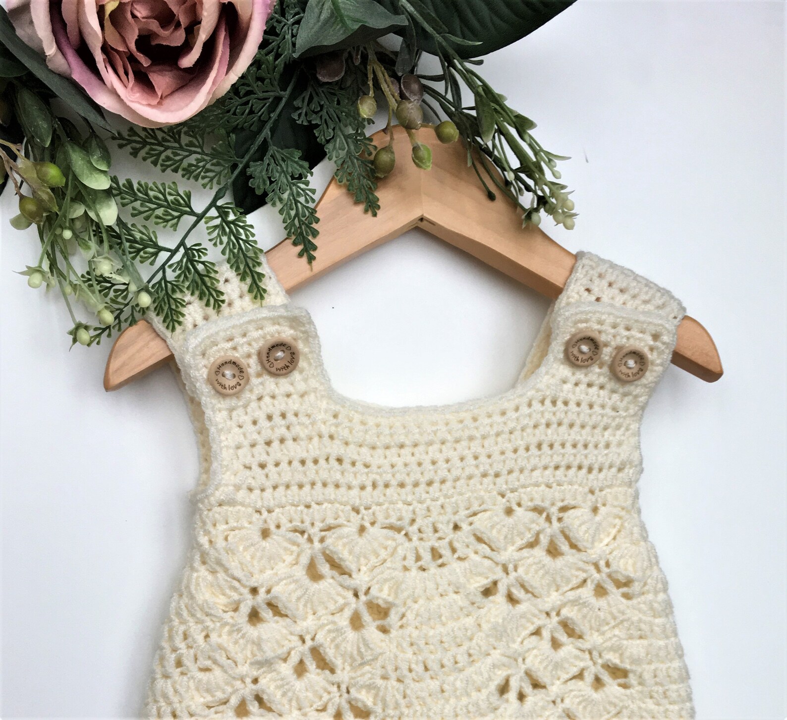 Crochet Pattern Baby Dress / Pinafore Newborn to 36 Months | Etsy