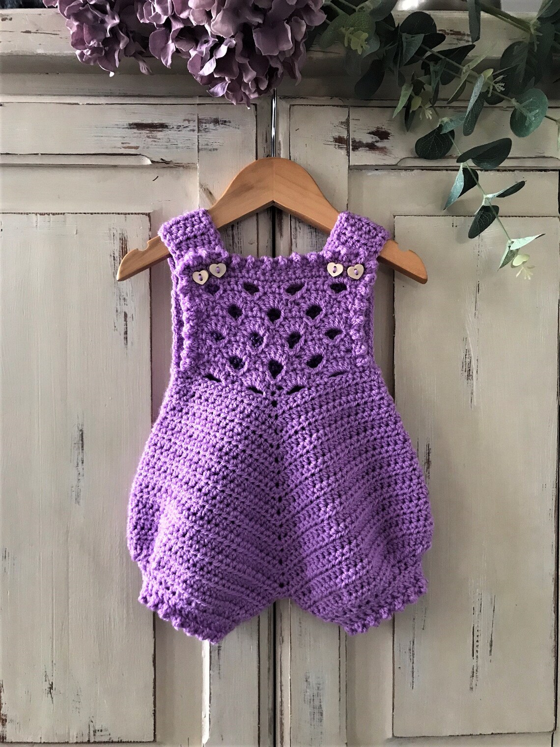 Crochet Pattern Baby Romper Newborn to 24 Months | Etsy