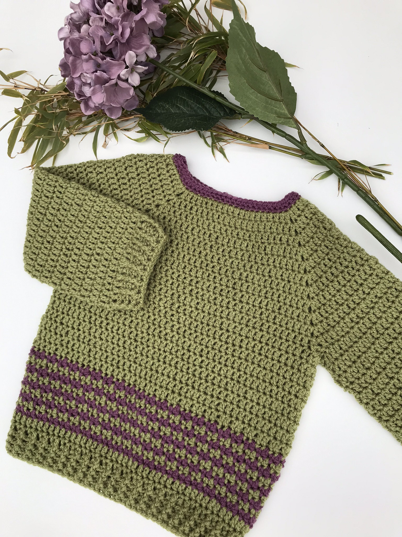 Crochet Pattern Baby Sweater Newborn to 4 Years | Etsy