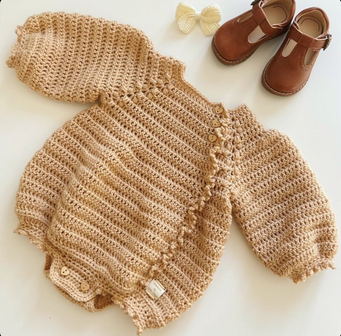 Crochet Pattern Baby Romper Newborn to 24 Months - Etsy