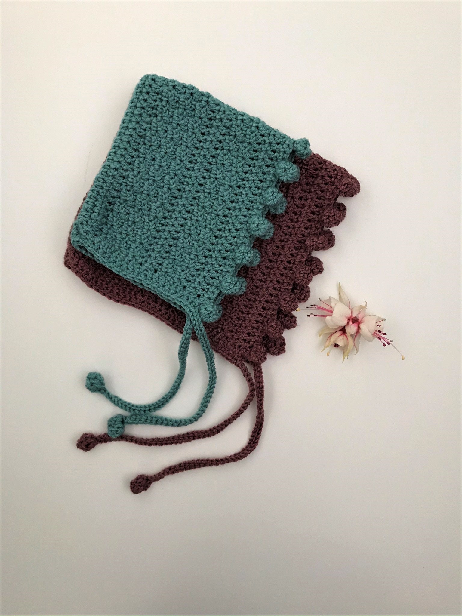 Crochet Pattern Baby Bonnet/crochet Pattern Childrens - Etsy