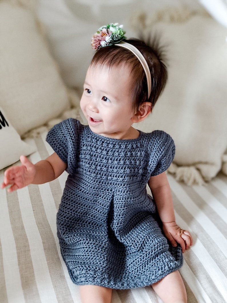 Crochet Pattern Baby Dress Newborn to 24 months | Etsy