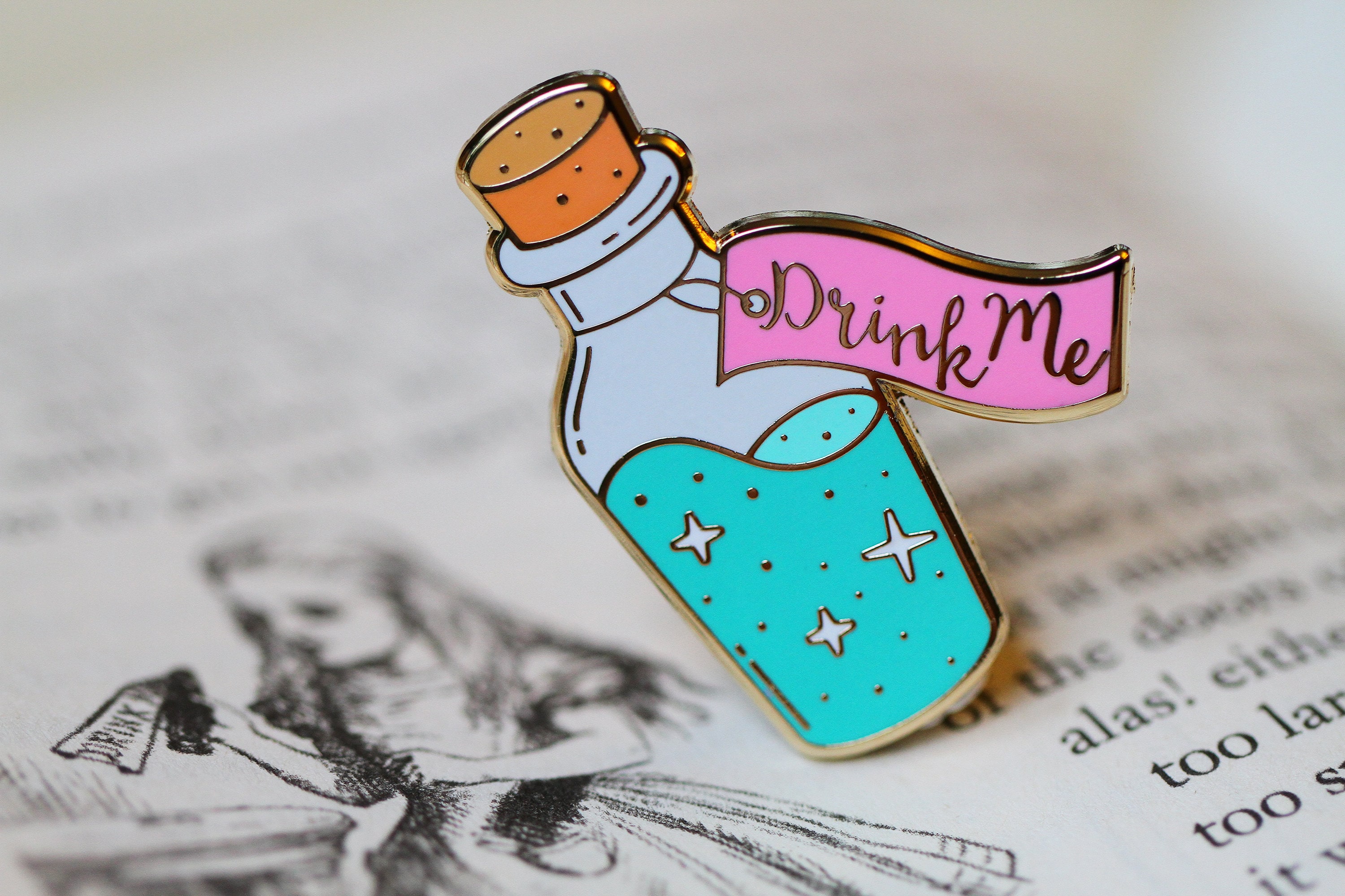 Alice In Wonderland Drink Me Bottle Clip Art
