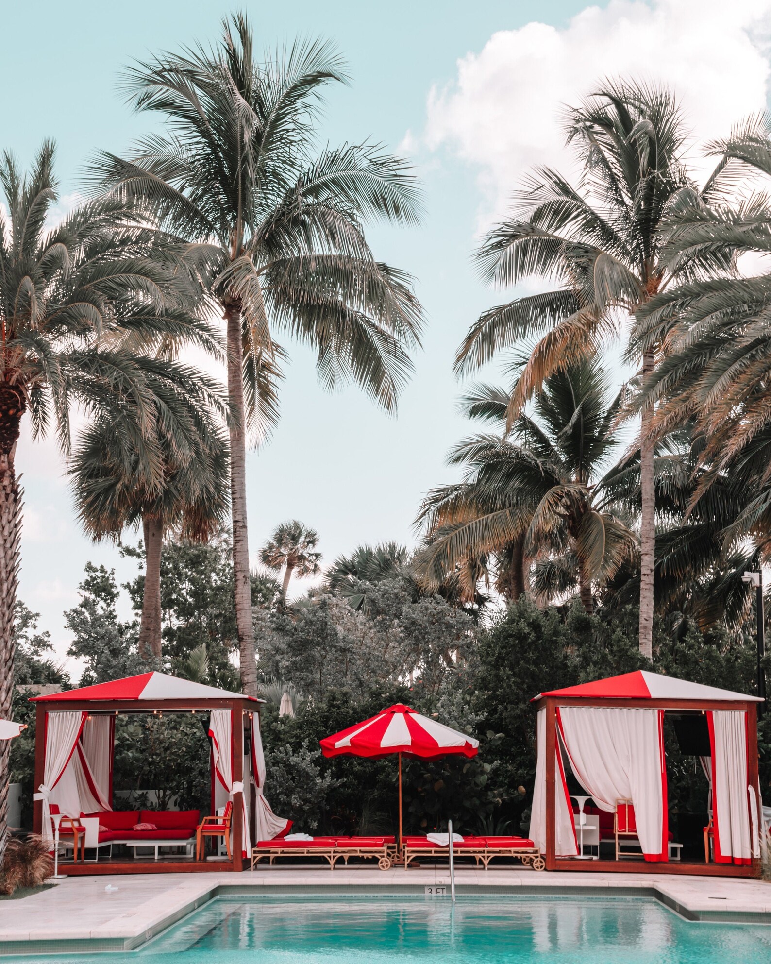 Faena Hotel, Beach Wall Print, Pool, Cabanas, Beach Wall Art, Palm ...