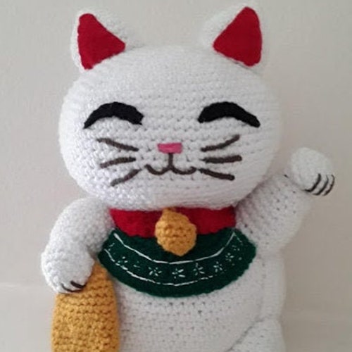 PDF Pattern Amigurumi Maneki Neko lucky Cat Pattern - Etsy