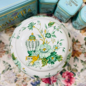 Vintage 1960s Crown Staffordshire English Bone China Ginger Jar Kowloon - Etsy