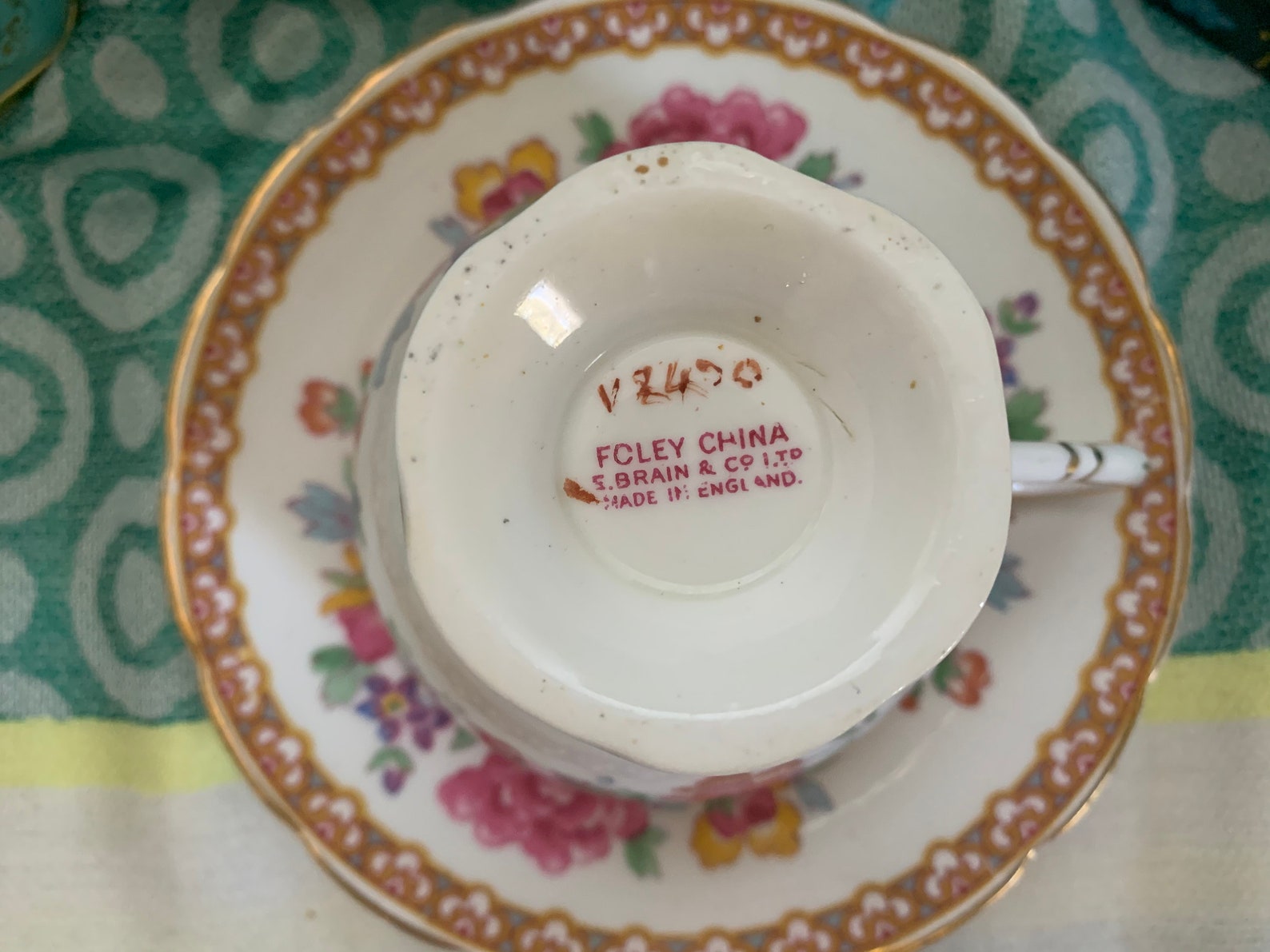 Vintage 1930s Foley English Bone China Duo | Etsy