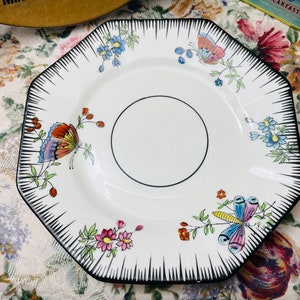 Antique 1920s Beswick & Sons Warwick English Bone China Dessert Plates ...