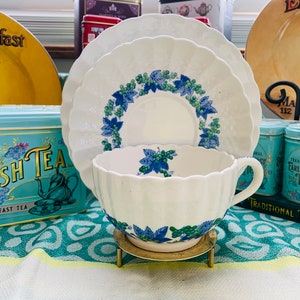 Vintage 1950s Copeland Spode English Bone China Trio - Valencia - Etsy