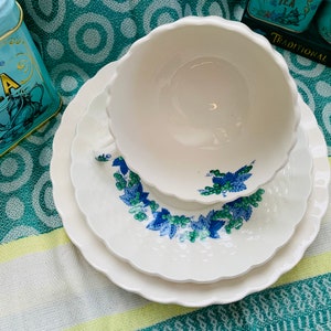 Vintage 1950s Copeland Spode English Bone China Trio - Valencia - Etsy