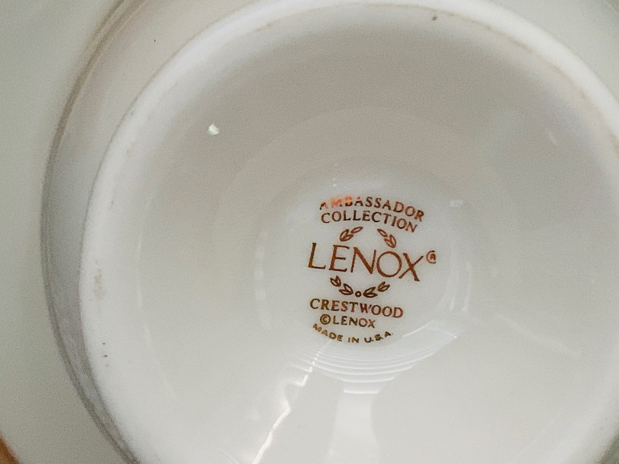 Vintage 1990s Lenox Fine Bone China Duo Crestwood | Etsy