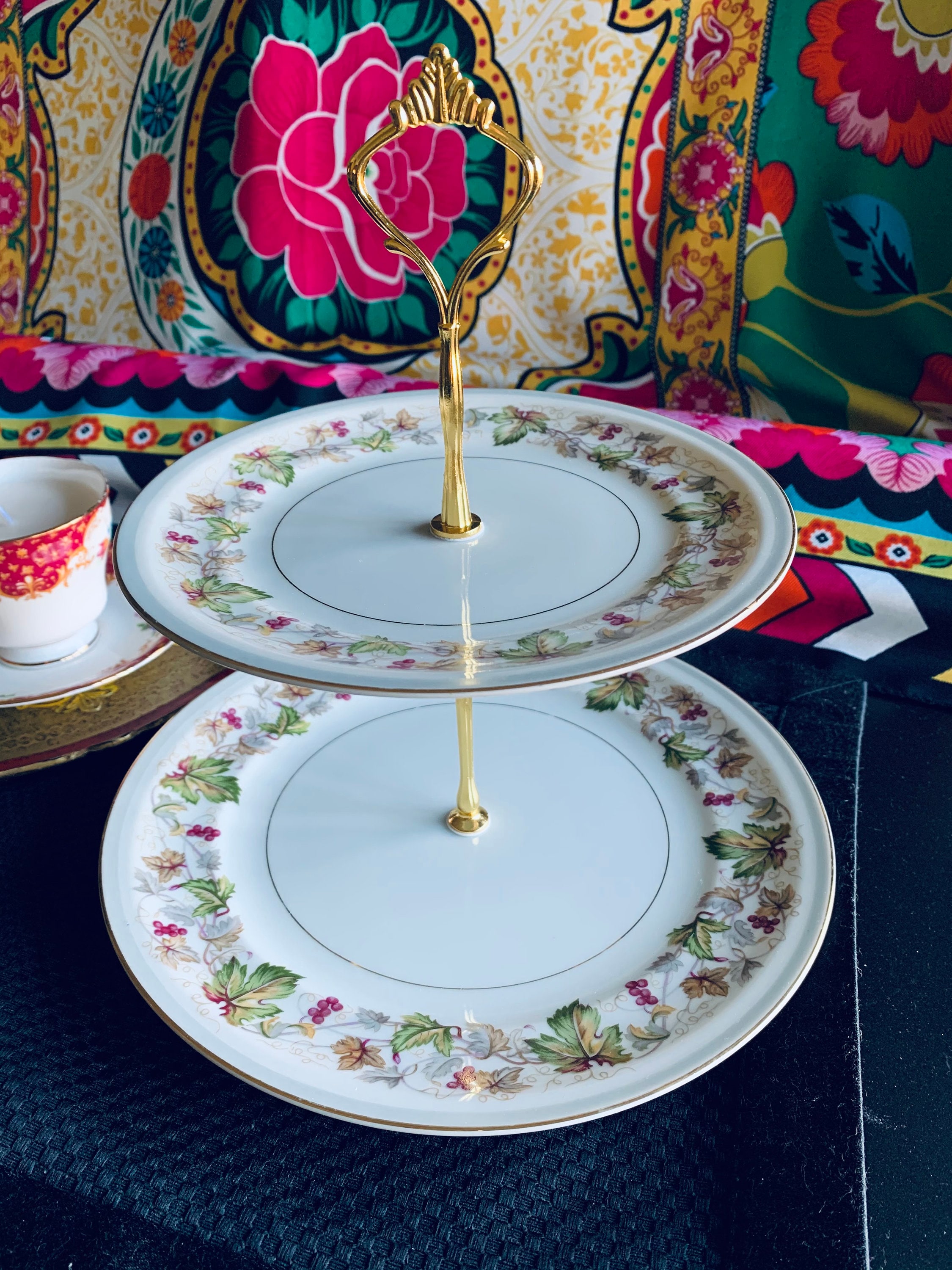 2 Tiered Plate - Etsy