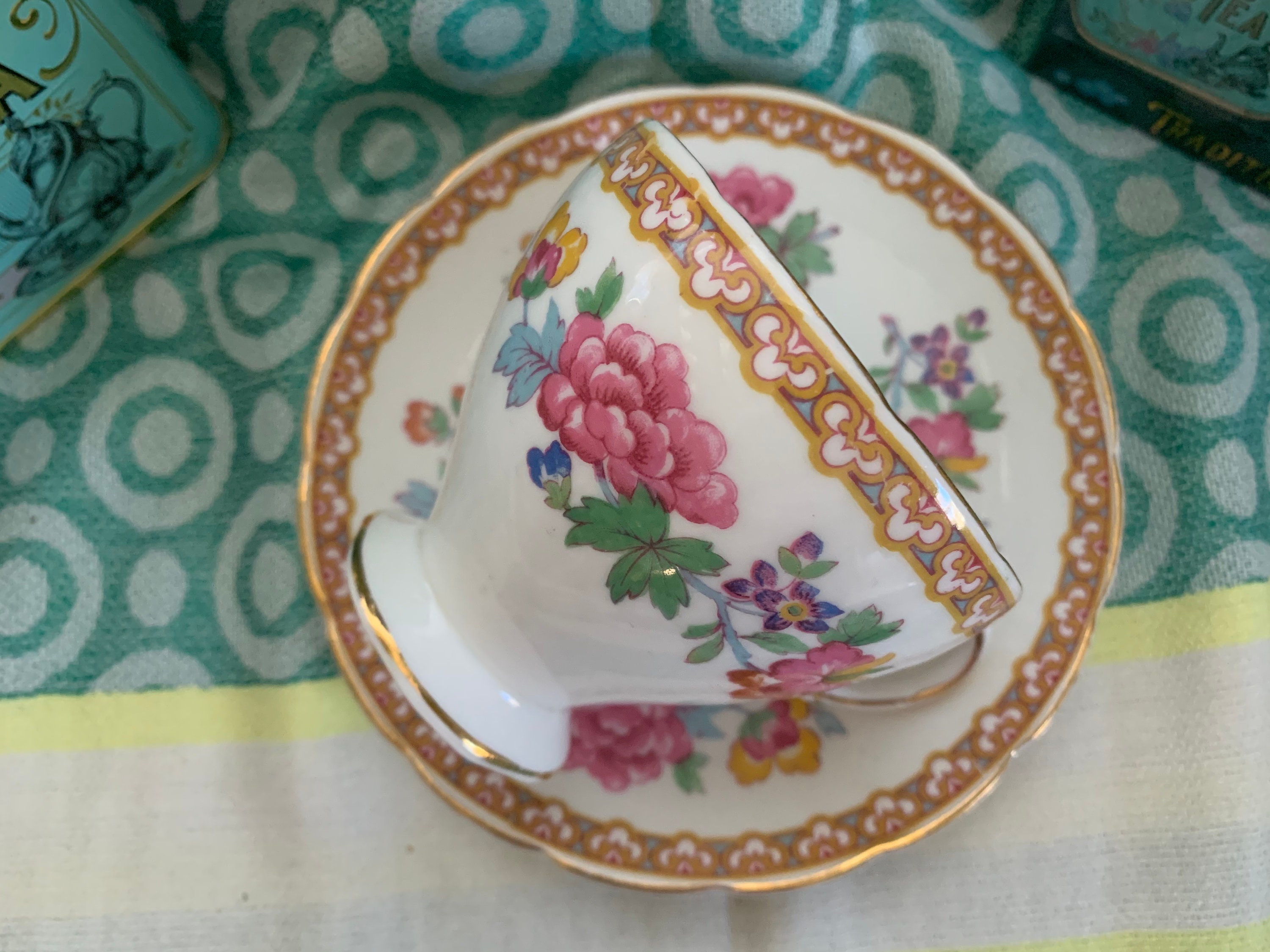 Vintage 1930s Foley English Bone China Duo - Etsy