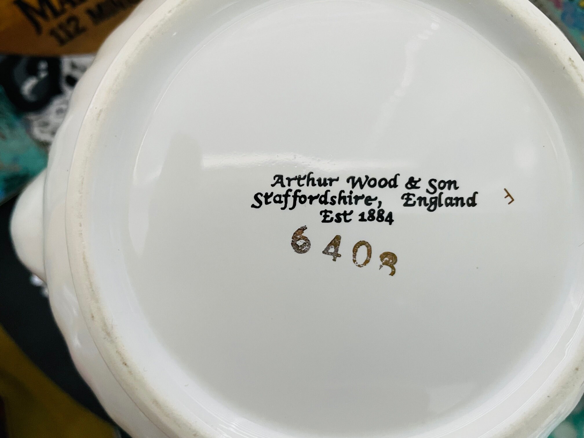 Vintage 1980s Arthur Wood & Sons English Bone China Teapot - Etsy