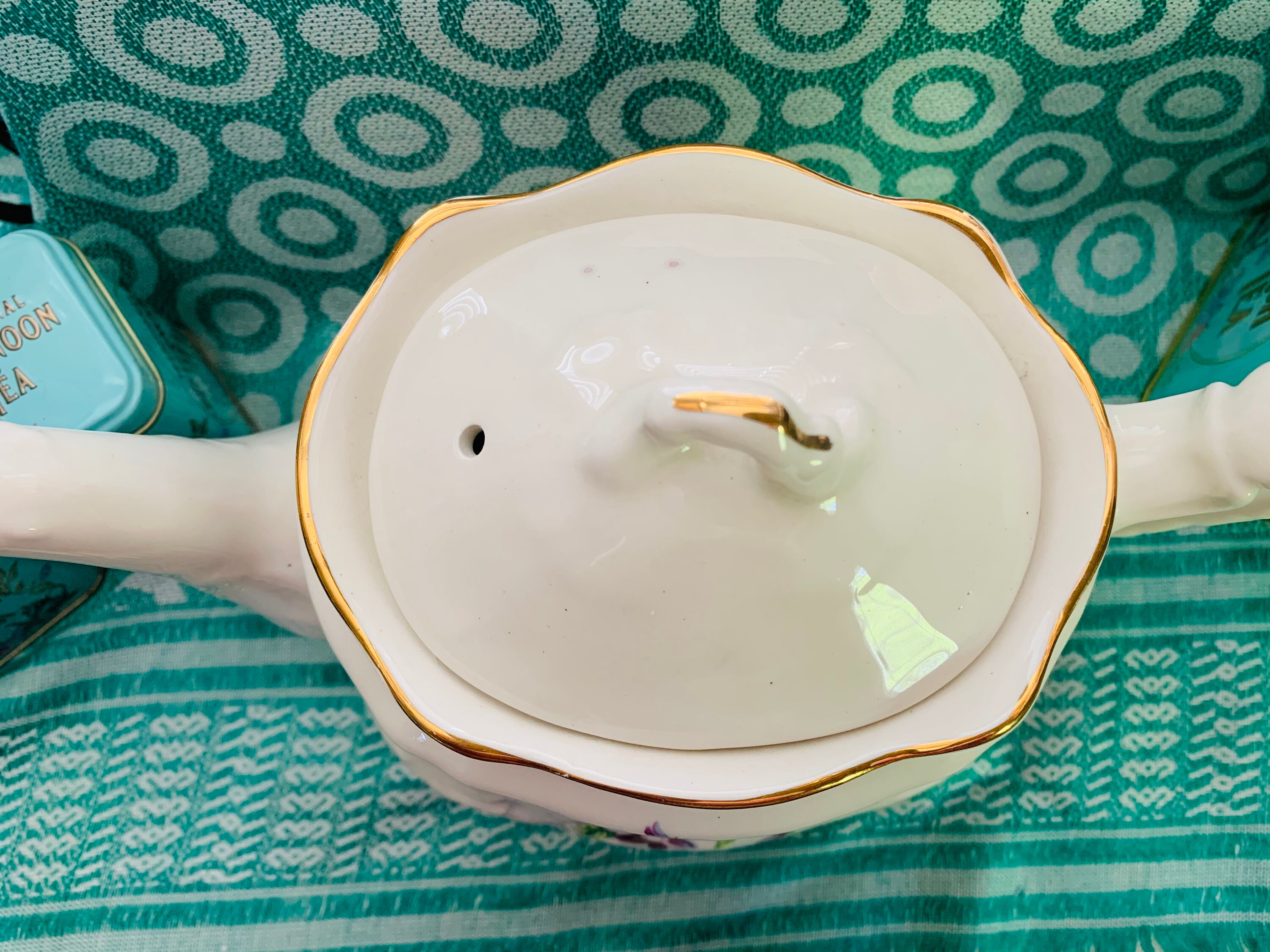 Vintage 1960s Arthur Wood English Bone China Donegal-style Teapot - Etsy