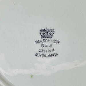 Antique 1920s Beswick & Sons Warwick English Bone China Dessert Plates ...