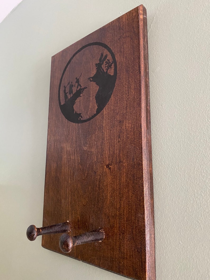 Cloak Hanger With Optional Wand Holder With Painting - Etsy