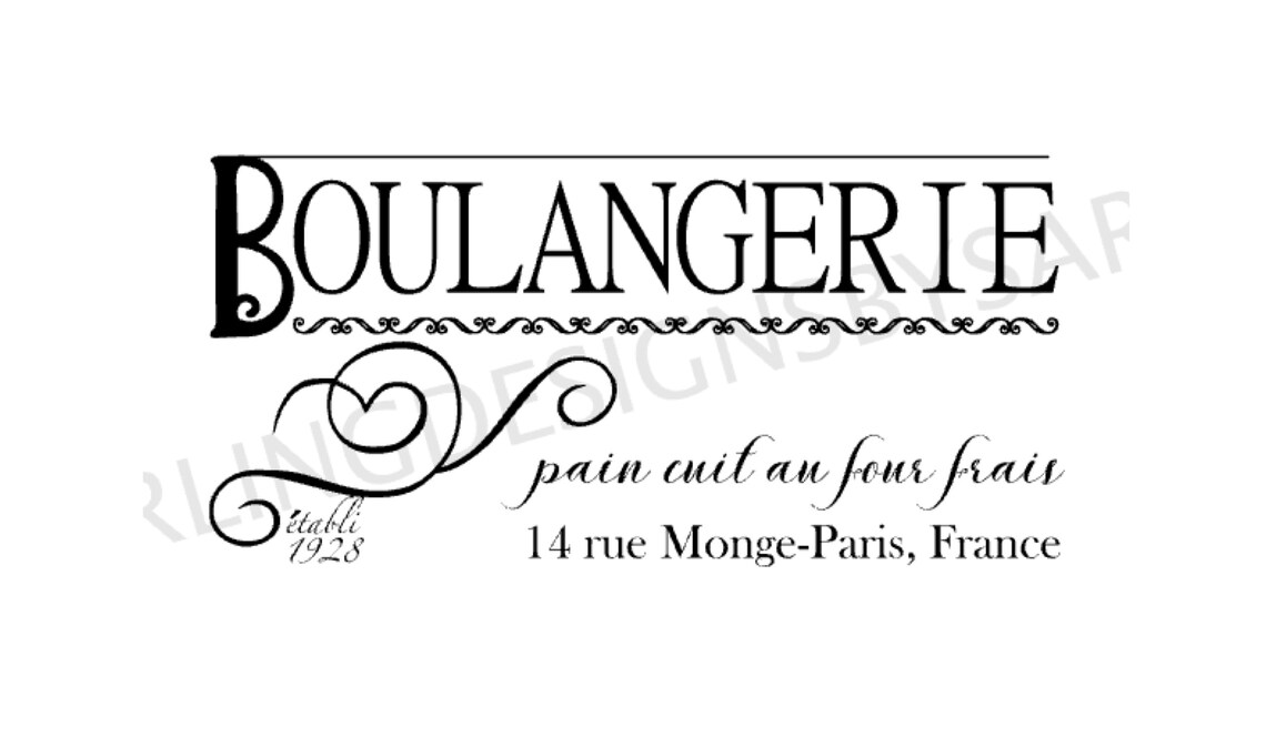 Boulangerie French Country- SVG, JPEG, PNG Files, Instant Download for ...