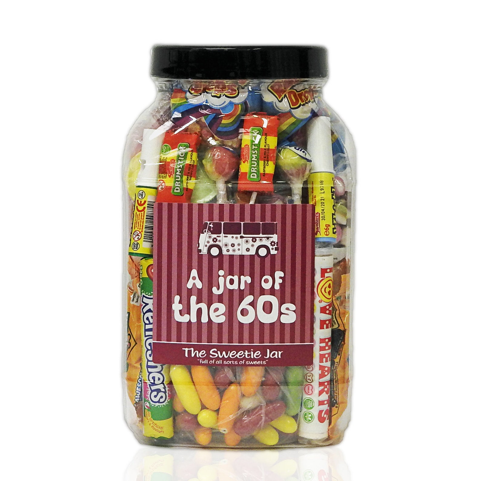 A Jar of 60s Sweets - Retro Sweets From the 60s Decade - Etsy
