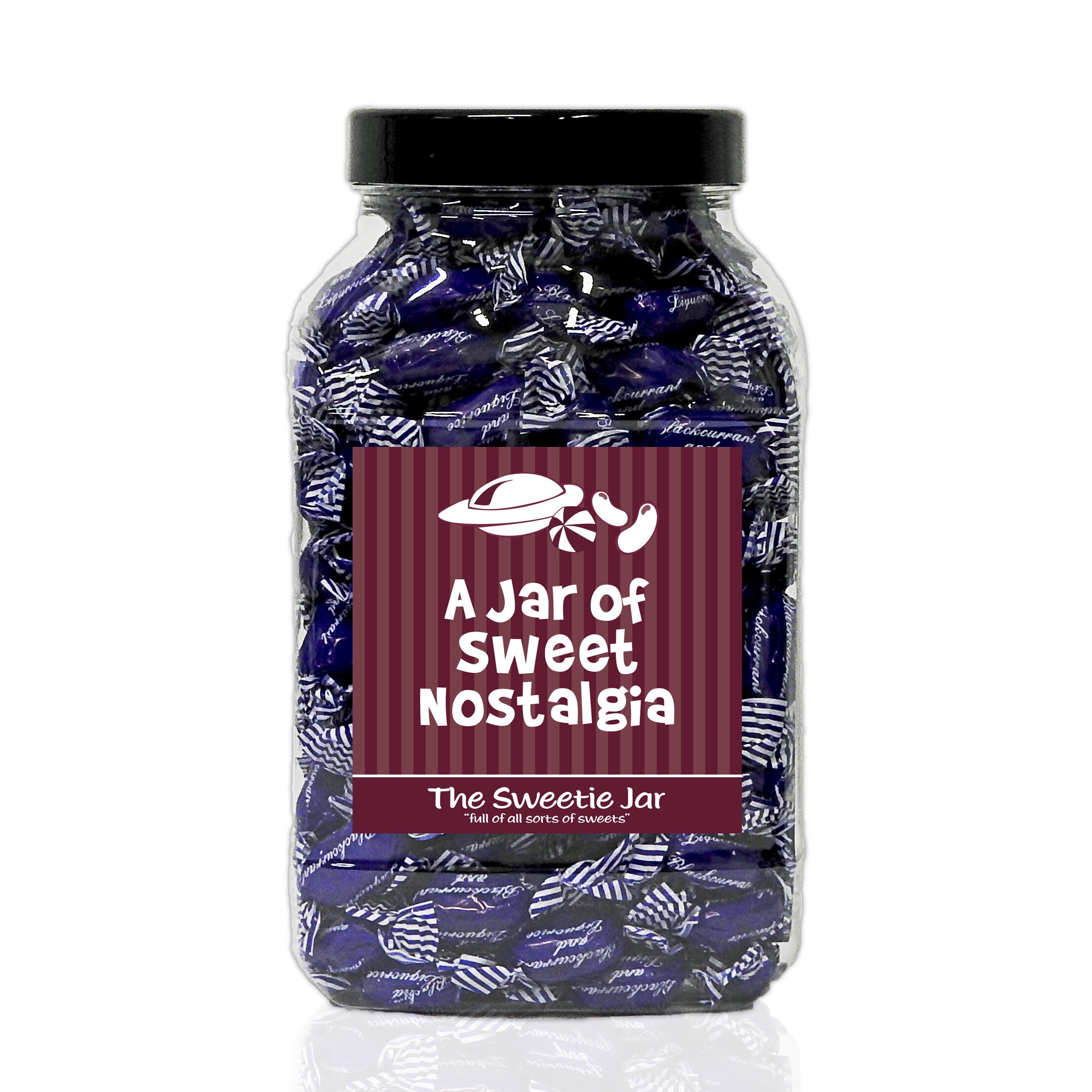 Blackcurrant & Liquorice Sweet Jars - Personalised Retro Sweets Jars in ...