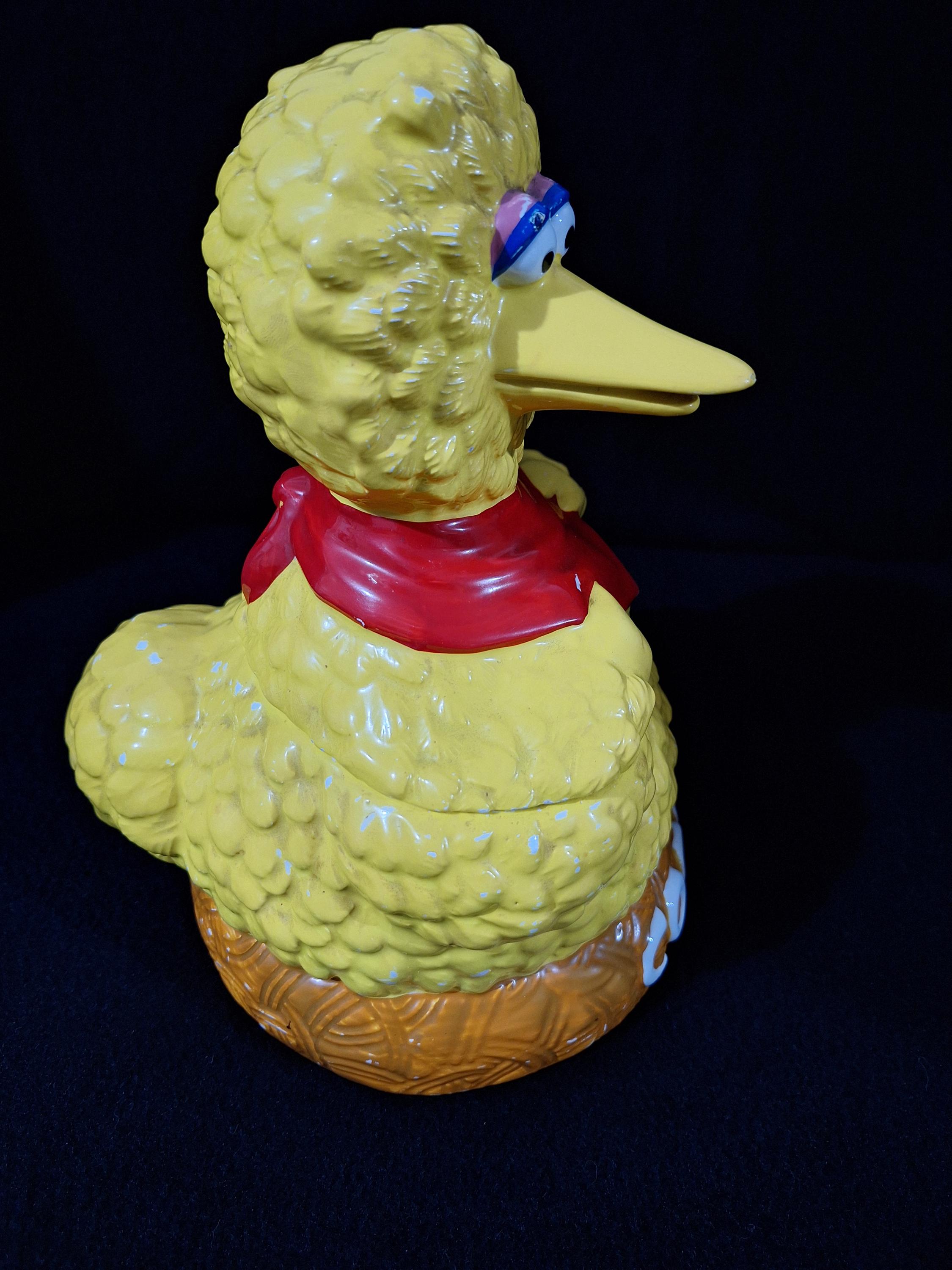Vintage Sesame Street Big Bird Ceramic Cookie Jar 1970s Muppets Inc ...