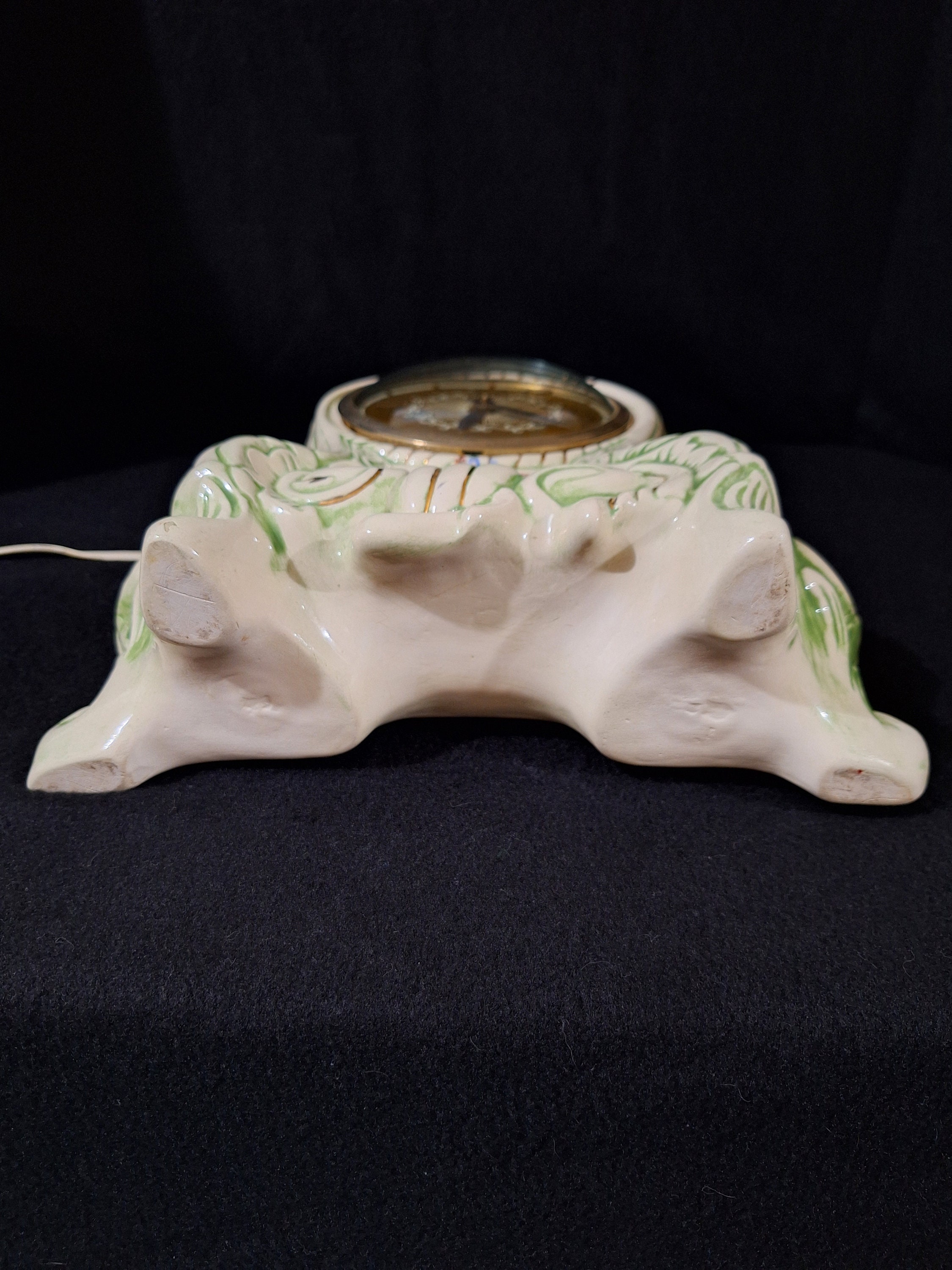 Vintage Victorian Style Electric Ceramic Mantle Clock Movement by ...
