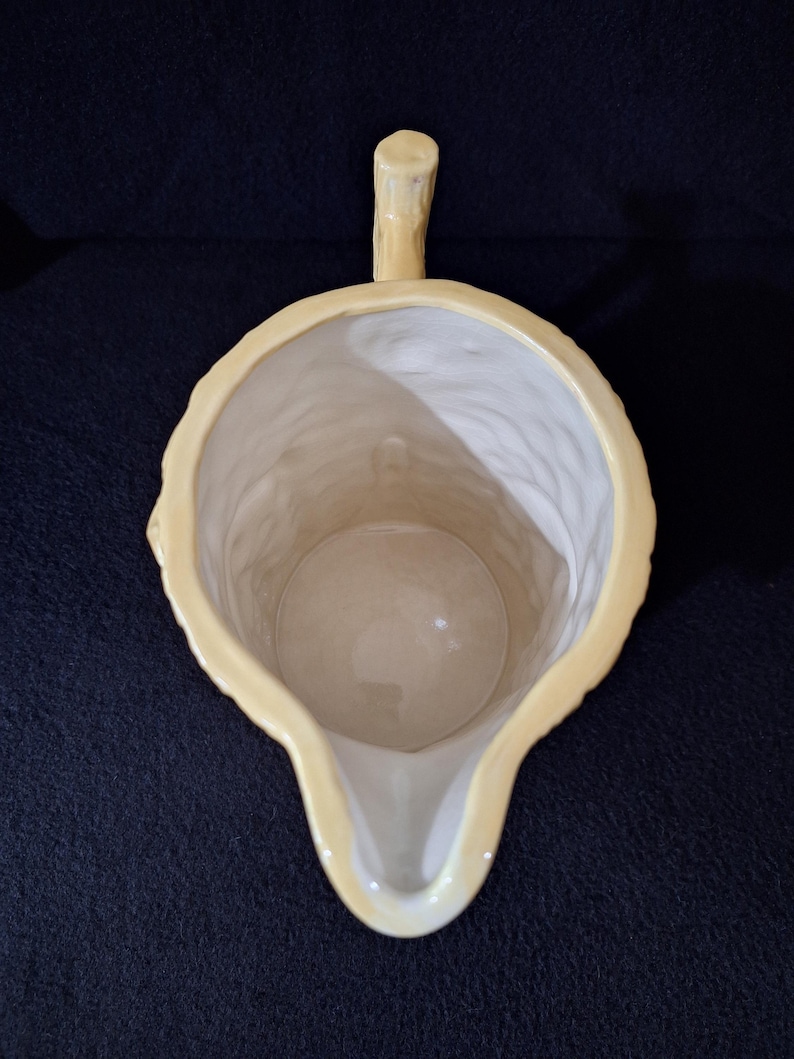 Vintage Majolica Nativity Scene Figural Style Pitcher Joseph Mary Jesus ...