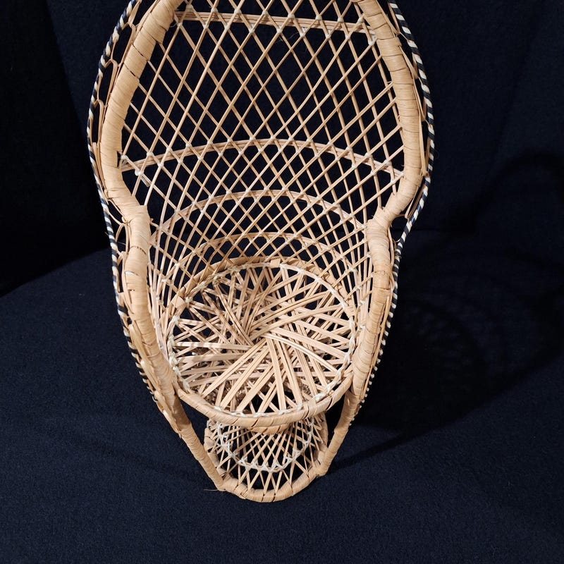 Rattan Fan Chair - Etsy