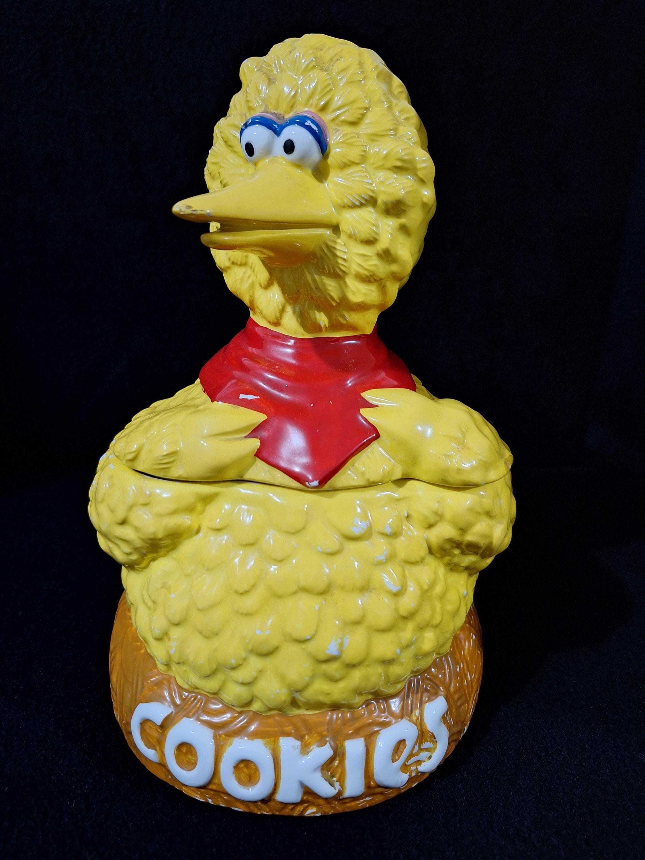 Vintage Sesame Street Big Bird Ceramic Cookie Jar 1970s Muppets Inc ...