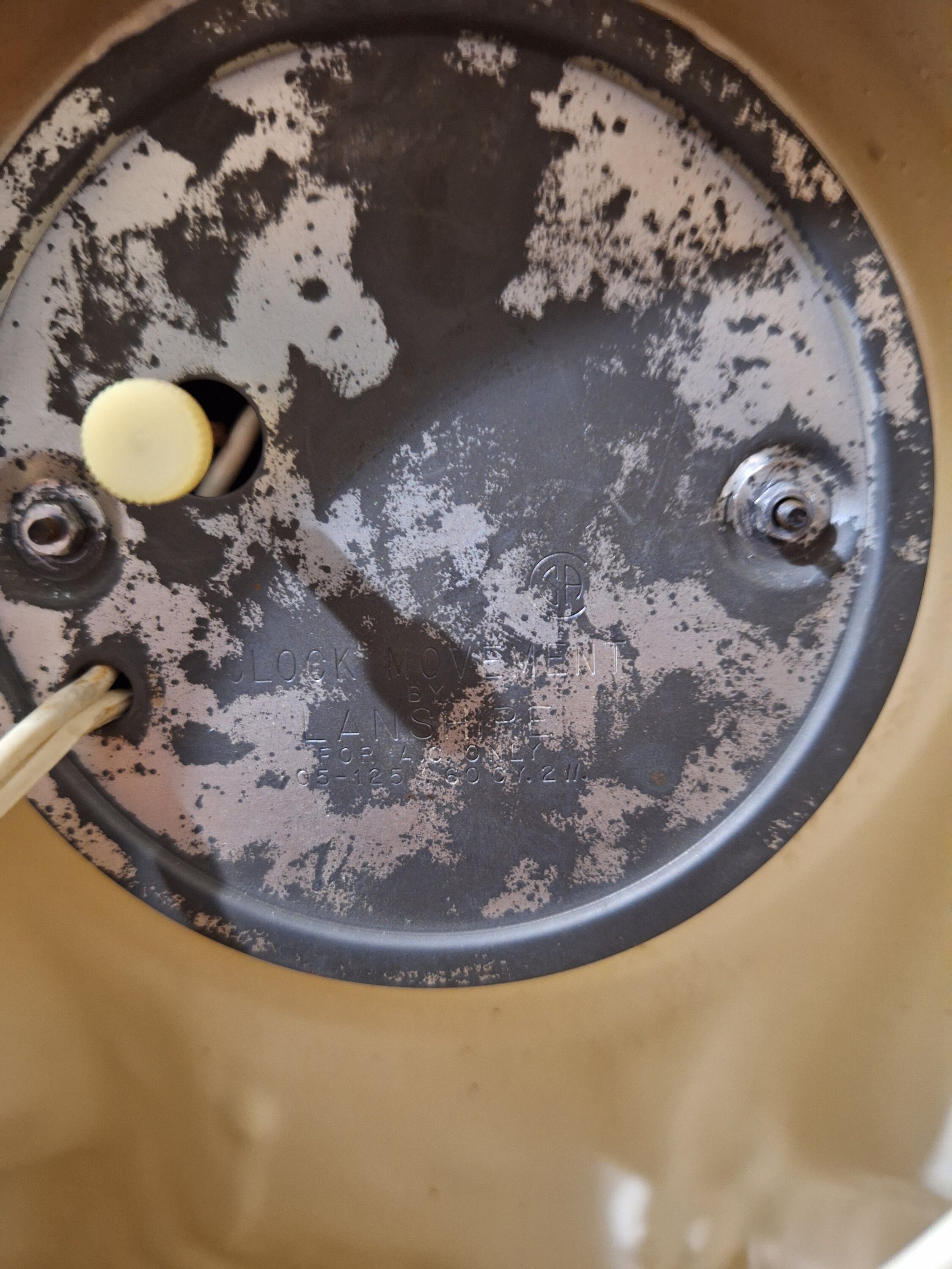 Vintage Victorian Style Electric Ceramic Mantle Clock Movement by ...