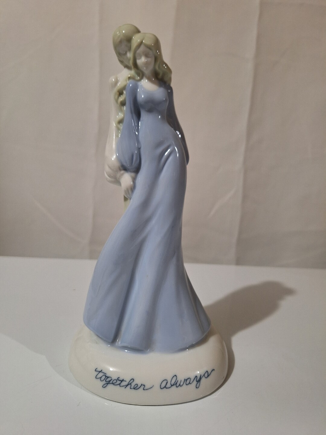 Vintage Genuine Porcelain Ware together Always Porcelain Couple by Soft ...