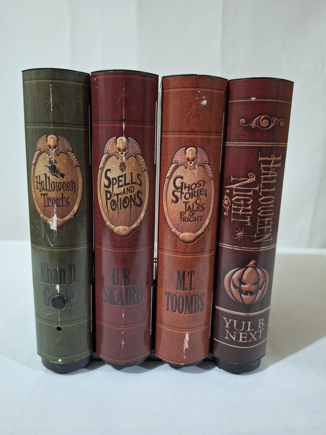 Halloween Animated Haunted Library Moving Books and Spooky Audio Motion ...
