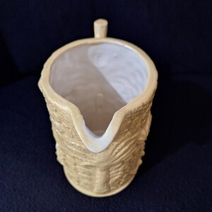 Vintage Majolica Nativity Scene Figural Style Pitcher Joseph Mary Jesus ...