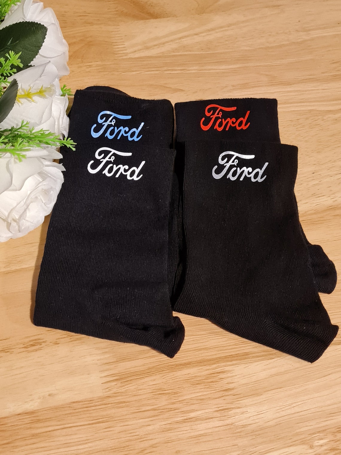 FORD Inspired Socks Size 6-12-lovely Gift Choice of Colours - Etsy