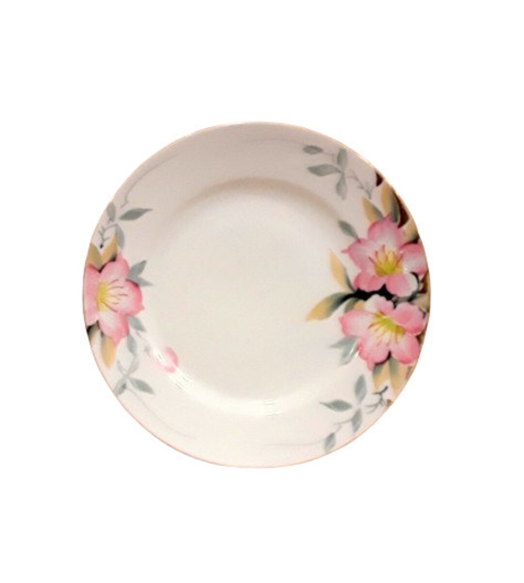 Vintage Nippon Noritake Azalea Pattern 8" Luncheon Plate Hand Painted ...