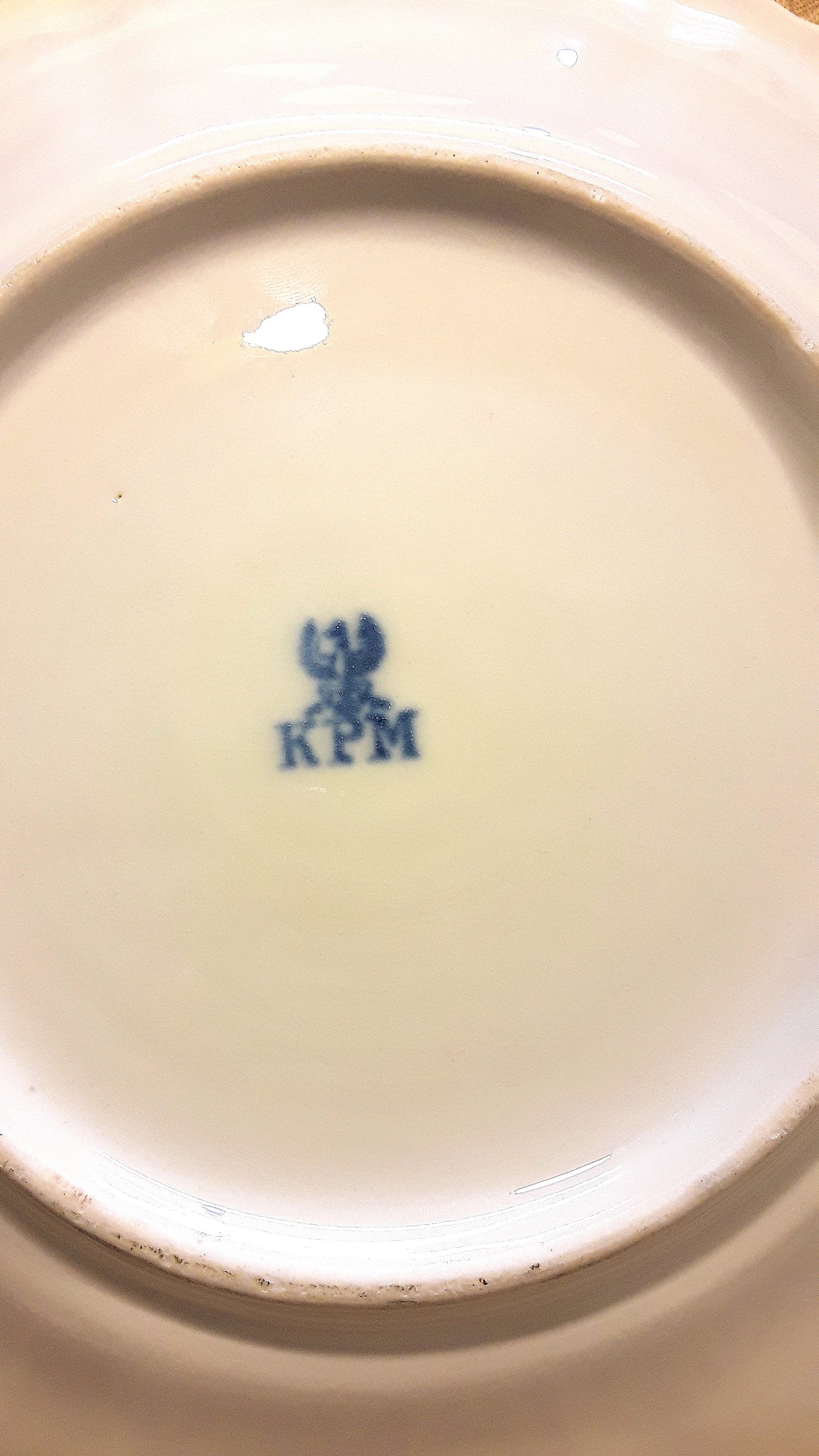 Antique KPM Cake Plate Hand Painted Fruit Porcelain Victorian | Etsy
