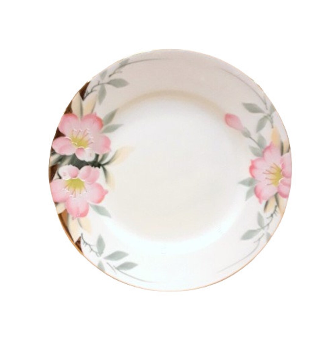 Vintage Noritake Azalea Pattern 8.5" Luncheon Plate 1930s 1940s Hand ...