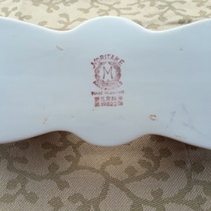 Antique Noritake Azalea Spoon Holder Red Mark Spooner Hand Painted ...
