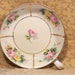 Antique Nippon Nappy Hand Painted Pink Roses Yellow Flowers Shabby ...