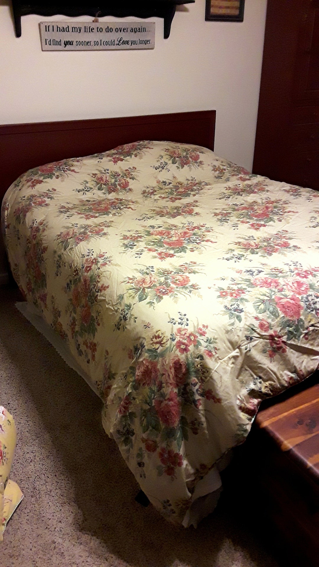 Vintage Chaps Home Reversible Full Sized Comforter Wainscott Floral ...
