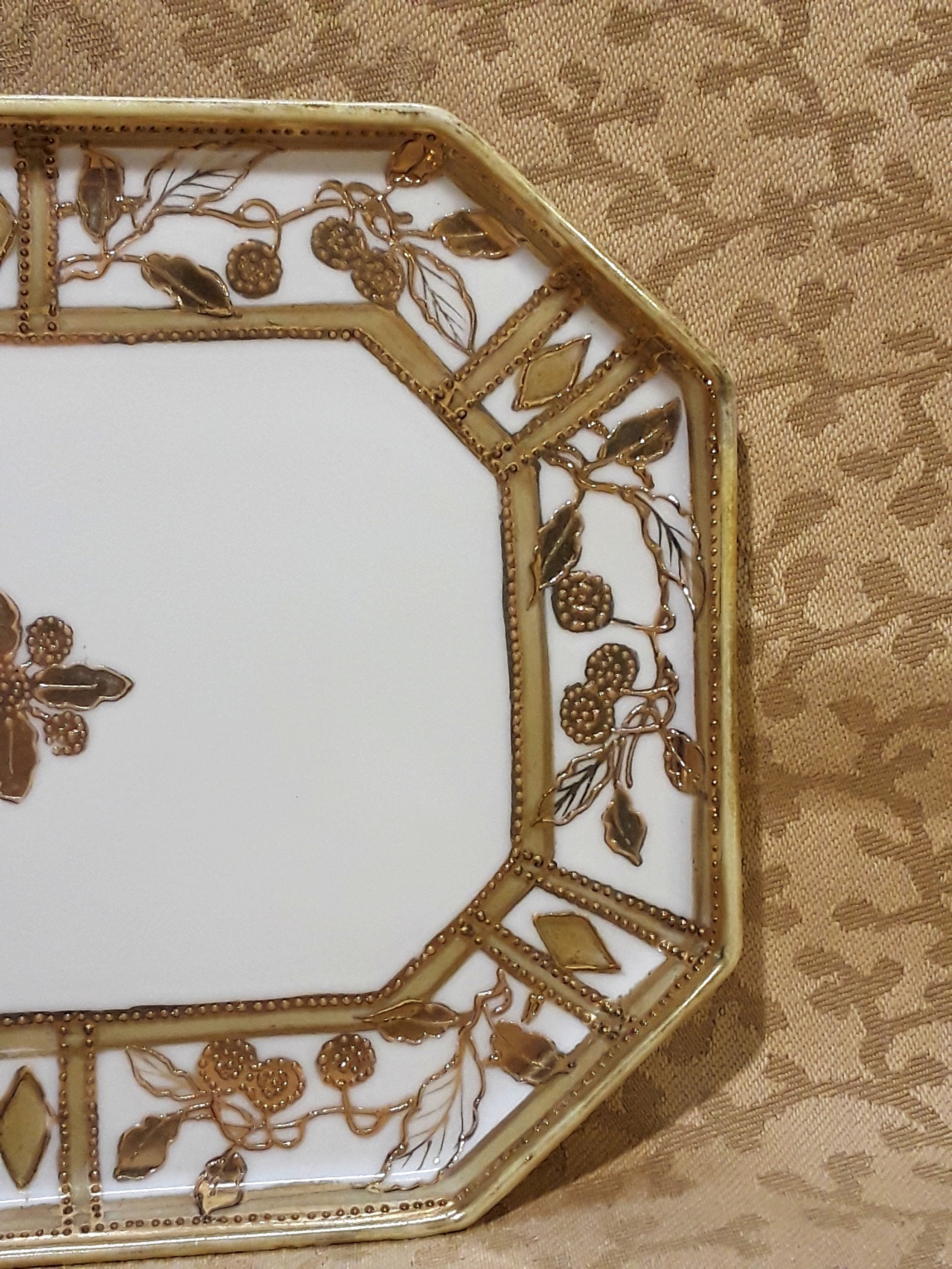 Antique Nippon Condiment Set on Tray Mustard Pot Salt Pepper | Etsy