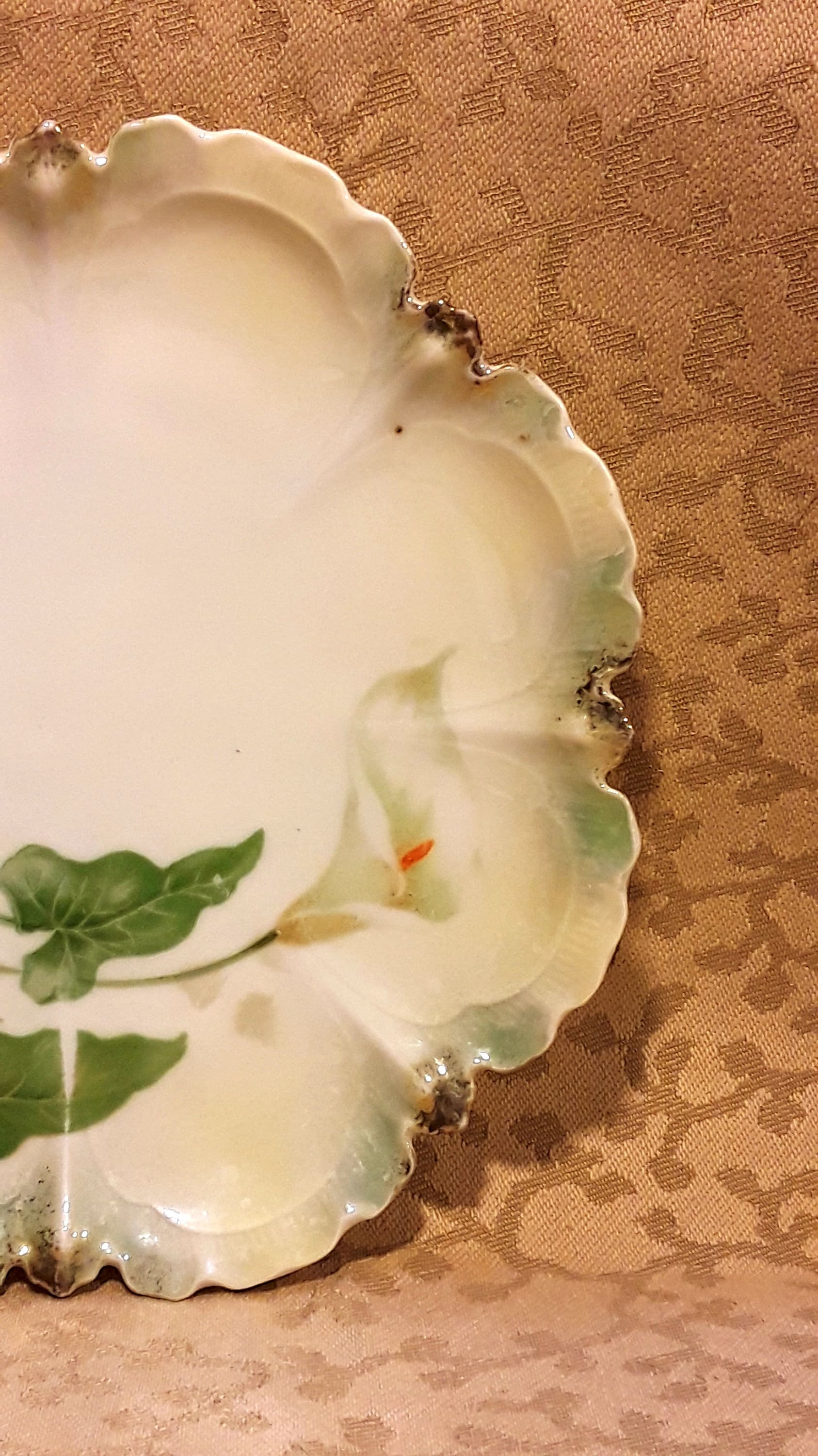 Antique RS Germany 6.25 Plate Porcelain Calla Lilies - Etsy
