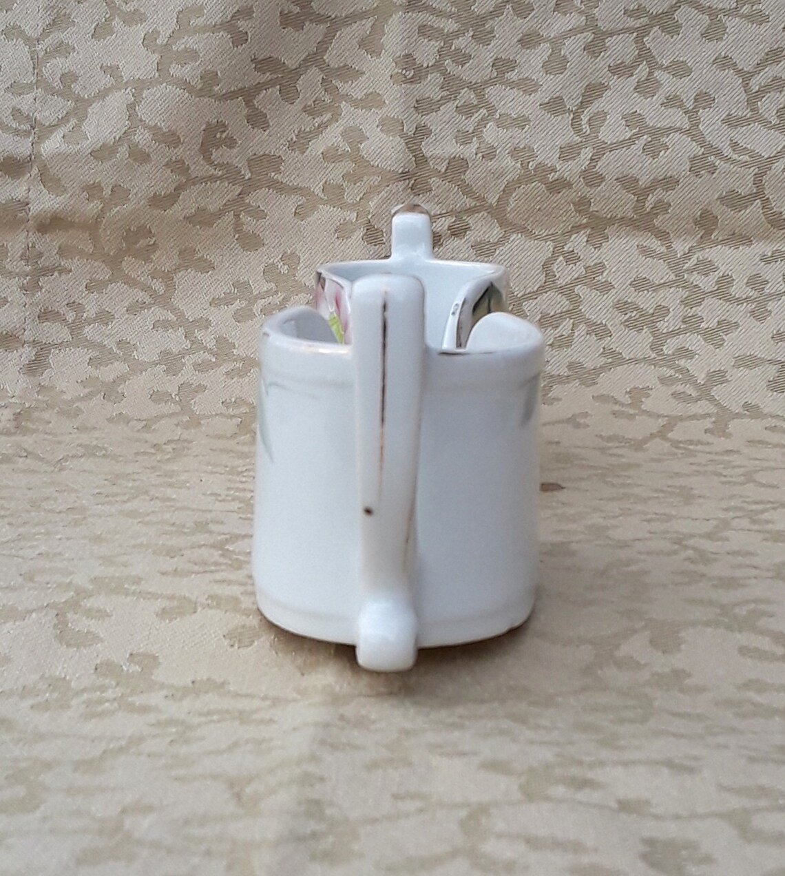 Antique Noritake Azalea Spoon Holder Red Mark Spooner Hand | Etsy