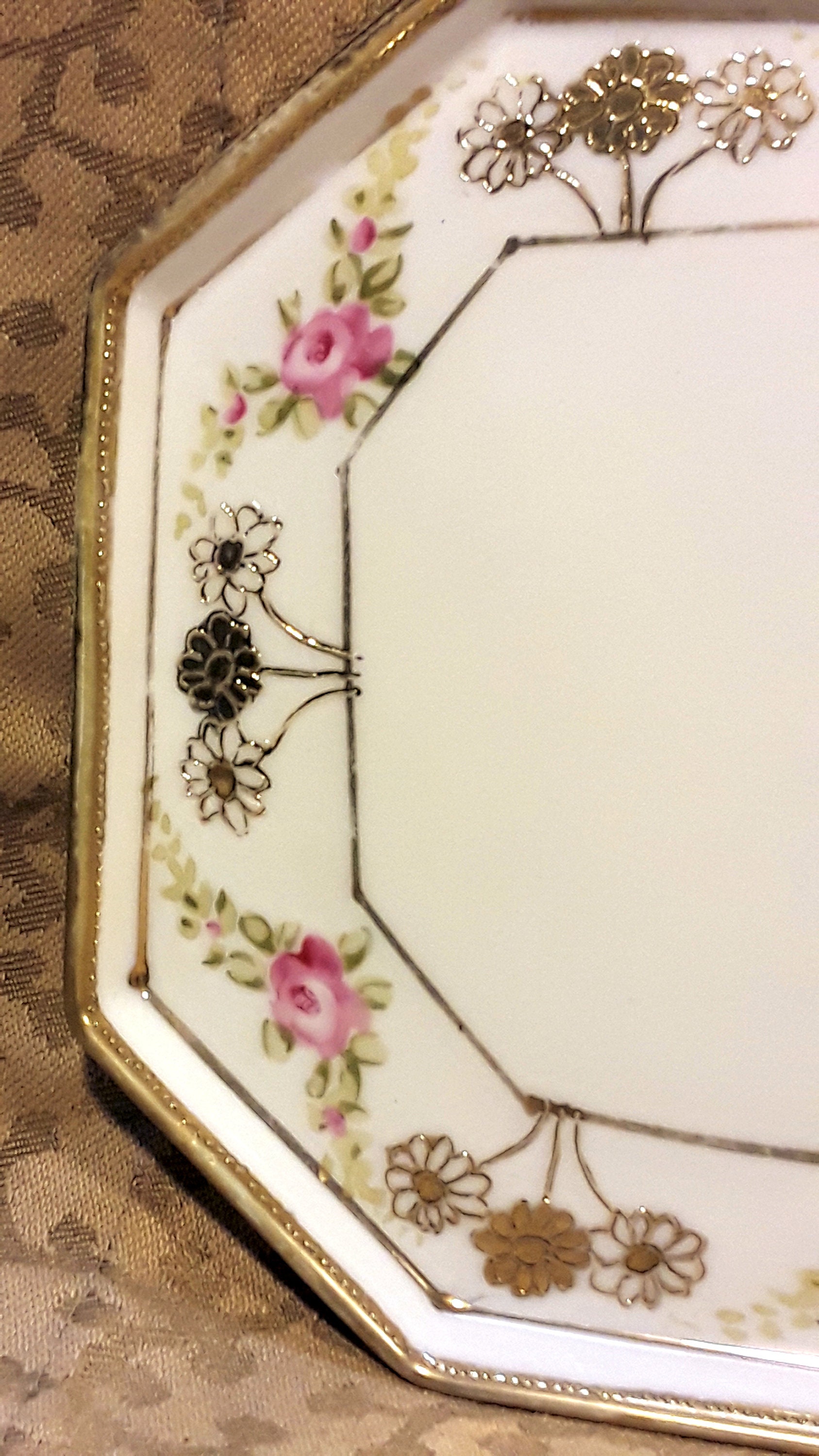 Antique Nippon Condiment Set on Tray Mustard Pot Hand Painted - Etsy