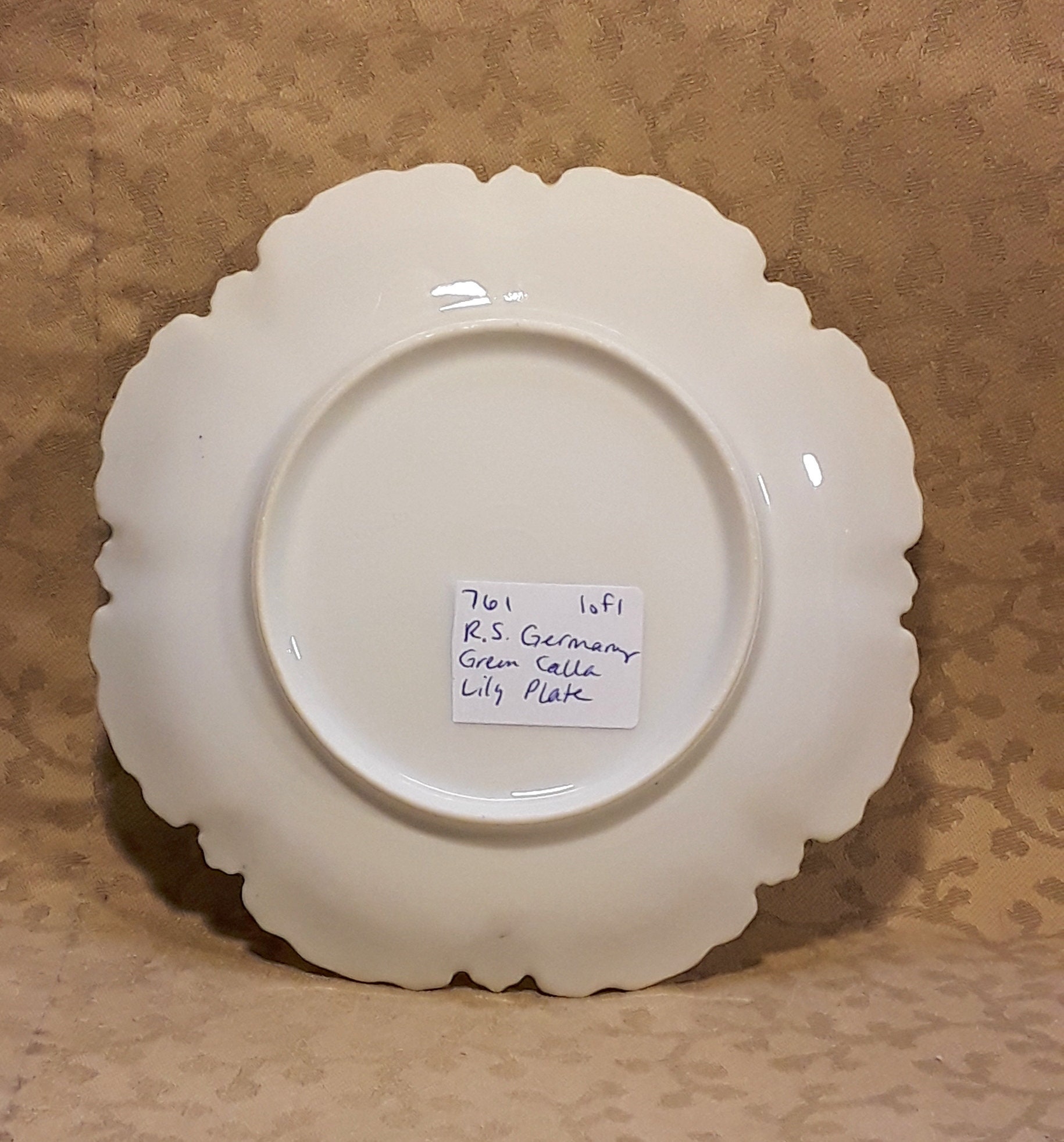 Antique RS Germany 6.25 Plate Porcelain Calla Lilies - Etsy